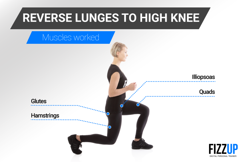 Reverse Lunges Muscles Worked
